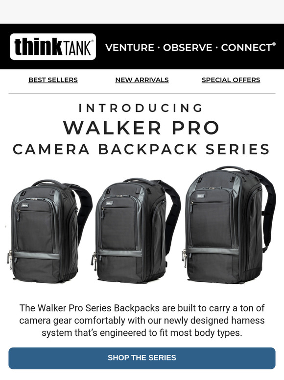 Think Tank Photo: Introducing Walker Pro Camera Backpack Series | Milled