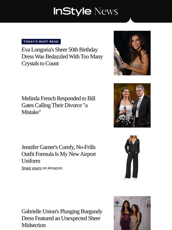 InStyle: Eva Longoria wore a sheer bedazzled dress with too many ...