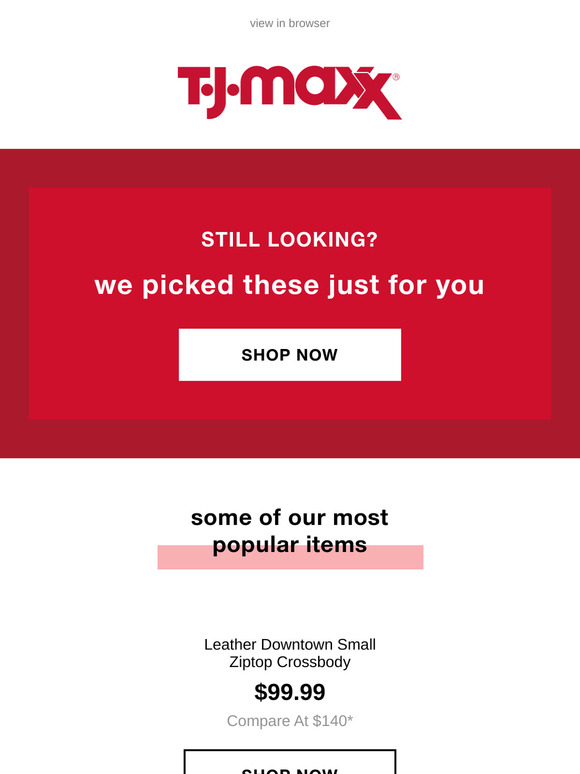 TJ Maxx: Inside: Our curated styles, picked just for you | Milled