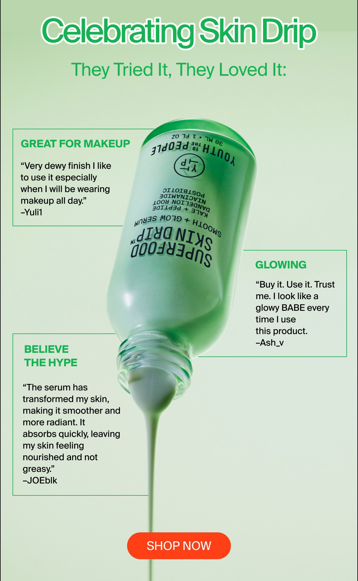 Youth To The People: One Year Of Skin Drip | Milled