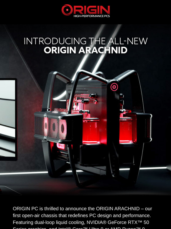 Origin PC: Introducing the All-New ORIGIN ARACHNID | Milled