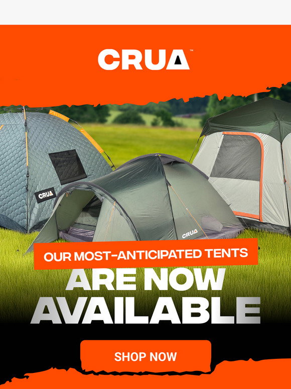 Crua Outdoors: [NOW AVAILABLE] Our new tents have arrived! | Milled