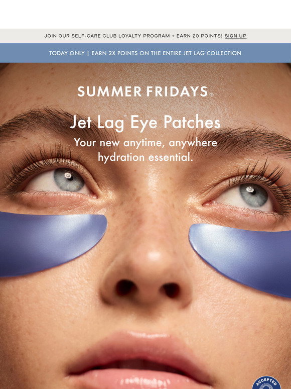 Summer Fridays: NEW! Jet Lag Eye Patches | Milled