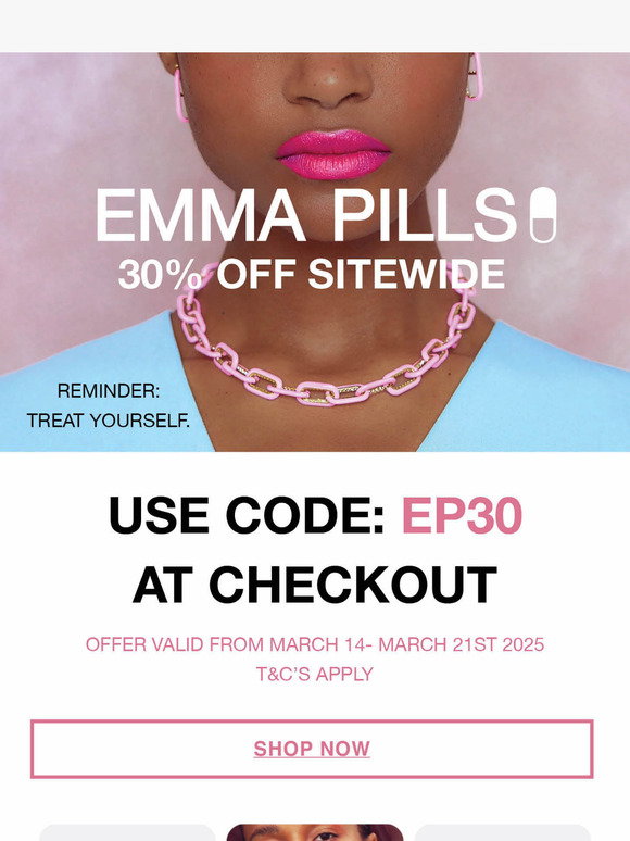 Emma Pills: 30% off code 🍟 | Milled