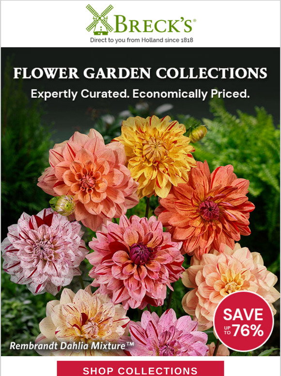 Breck's: Gorgeous Gardens Start with Our Bulb Collections & Mixtures ...