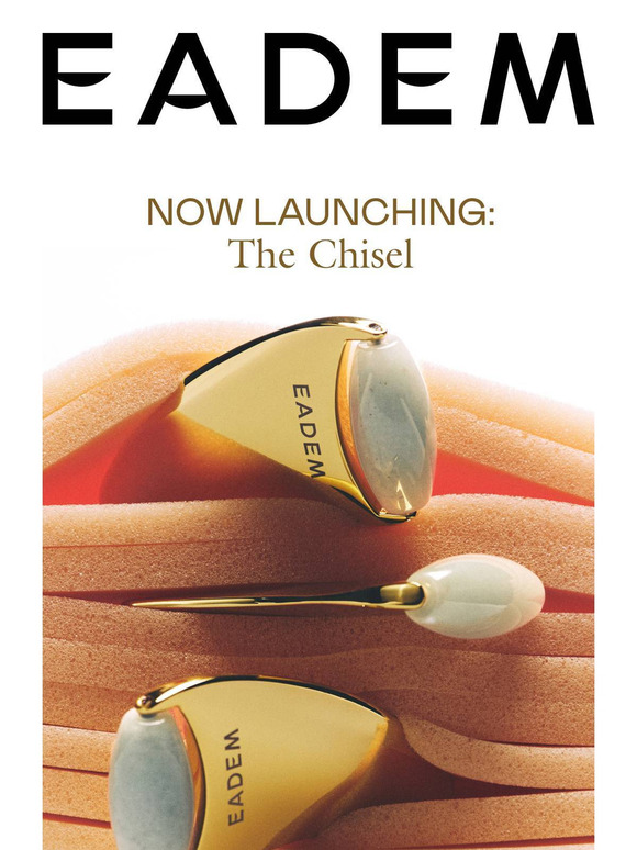 EADEM: Just Launched: The Chisel, Our 2-in-1 Facial Sculpting Tool | Milled