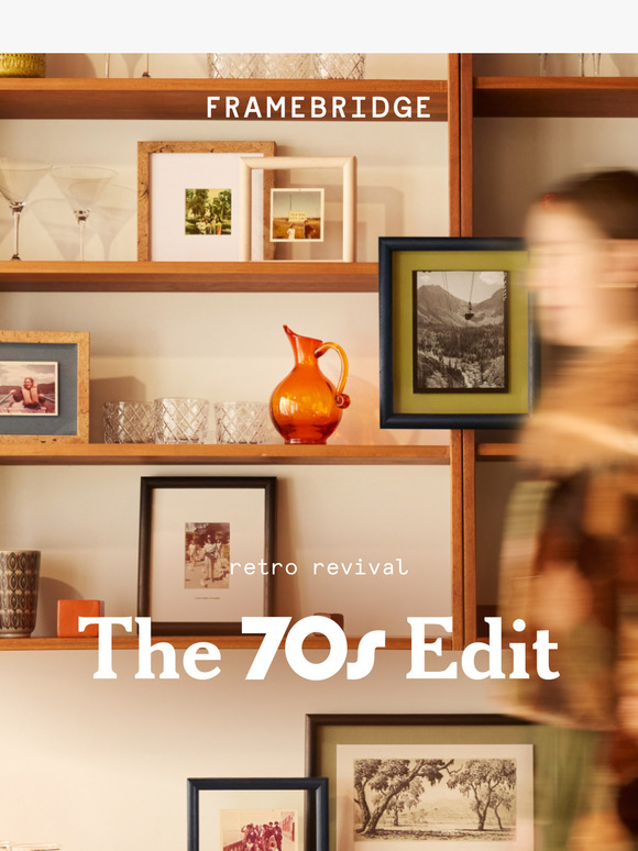 Framebridge: New! The 70s Edit is the moment | Milled