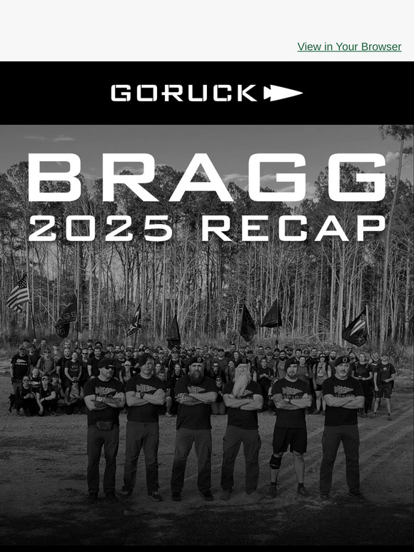 GORUCK: BRAGG 2025 Recap | Milled