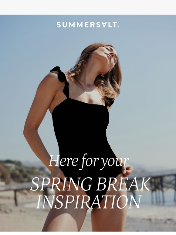 Summersalt: Your Spring Break Packing Guide Is Here | Milled