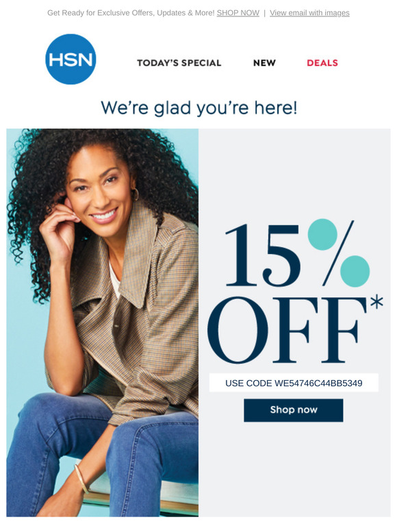 HSN Email Newsletters: Shop Sales, Discounts, and Coupon Codes