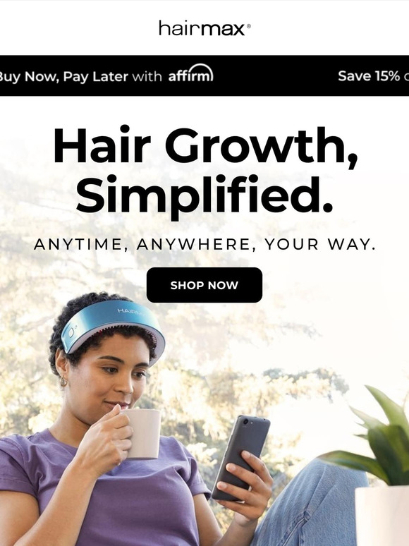 Hairmax: Hair Growth Simplified. 5 Reasons to choose Hairmax. | Milled