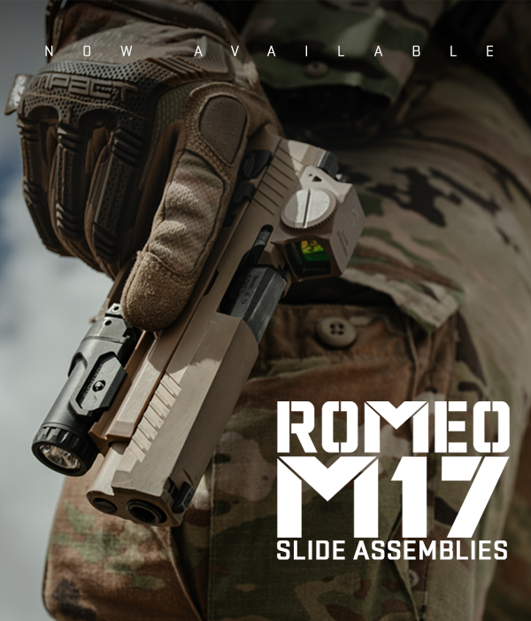 SIG SAUER: ROMEO-M17 Slide Assembly 🔥 Available for the P320-M17 & P320-M18 | Milled