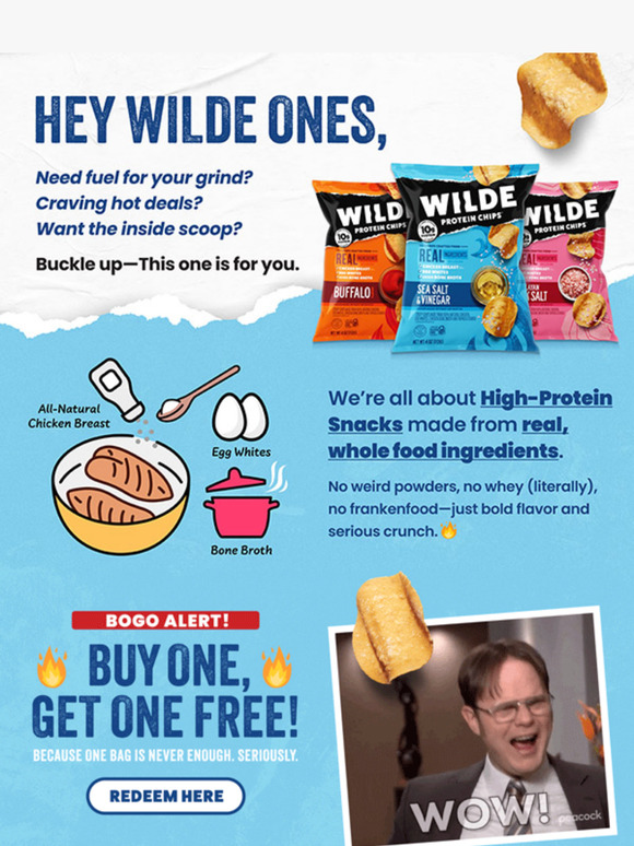Wilde Brands: Did you hear about our WILDE Deal: BOGO Free Chips? 🤯 ...