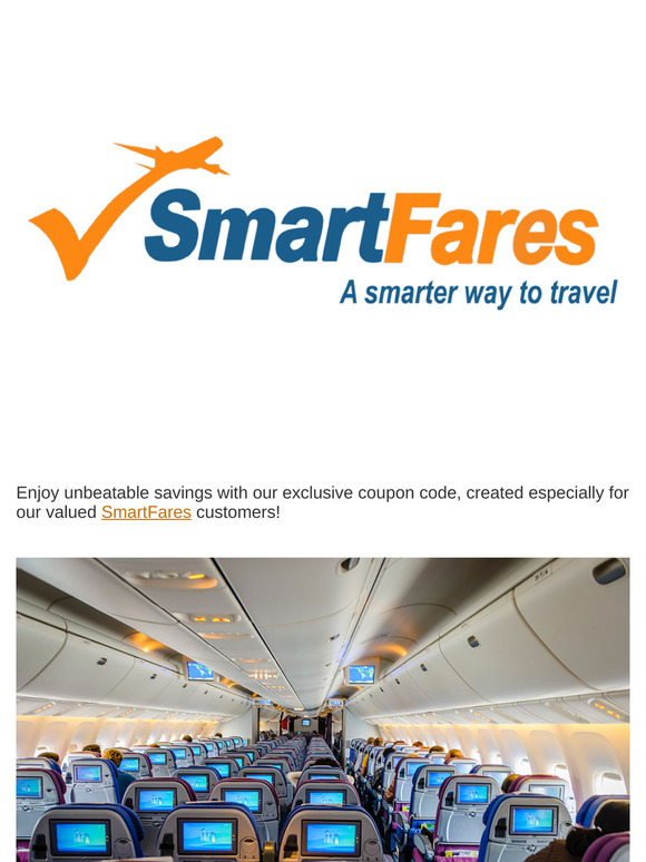 SmartFares: Book Smarter, Save Bigger – Your SmartFares Coupon is ...