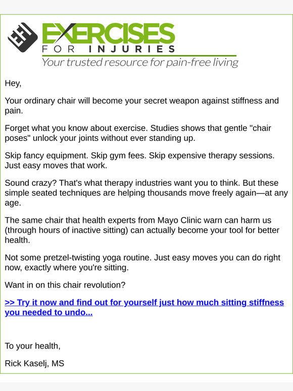 Exercises For Injuries: Undo Sitting Stiffness With THIS | Milled