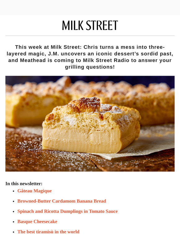 Milk Street Kitchen: The cake with “screwed up” directions | Milled