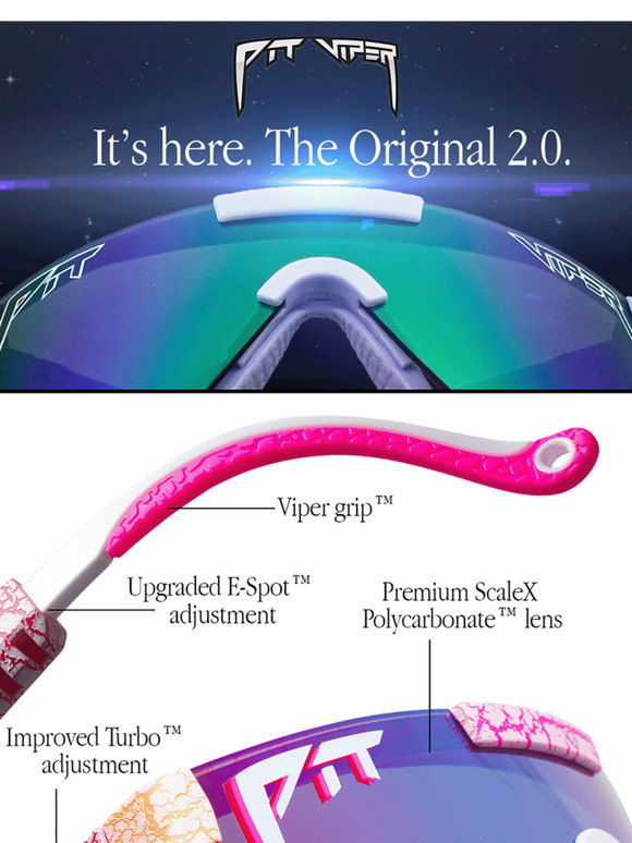 Pit Viper: Goodbye, Original and 2000. Hello, Original 2.0. | Milled