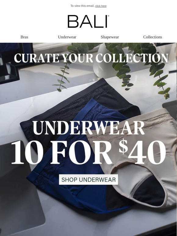 Bali Bras: 👀 10 Pairs Only $40 | Milled