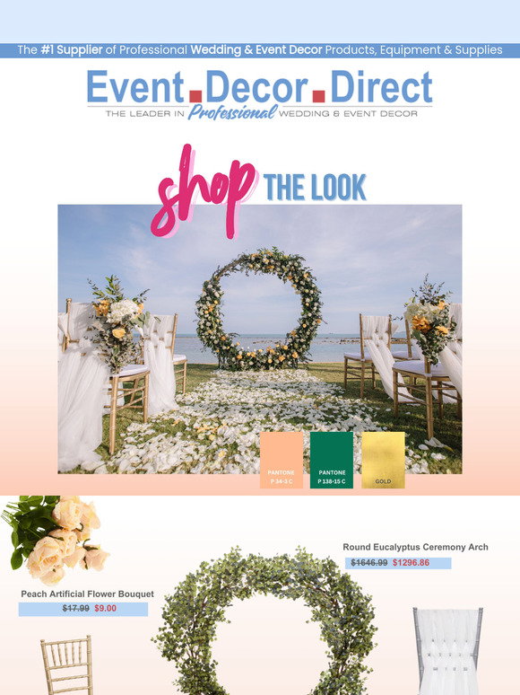 Event Decor Direct: ☁️ Simple Ceremony Design with BIG IMPACT!🎇 | Milled