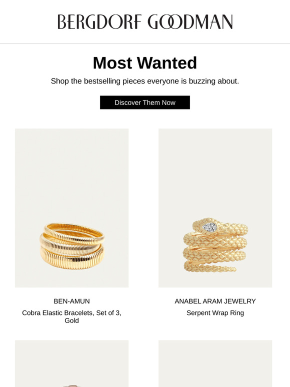 Bergdorf Goodman: Most Wanted: The New Bestsellers | Milled