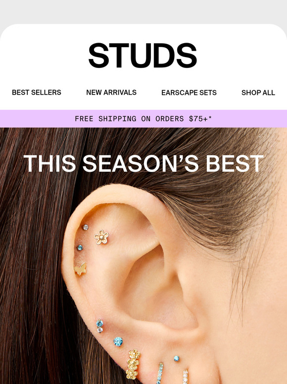 Studs: How to Style Your Earscapes this Spring 🩵🌼 | Milled