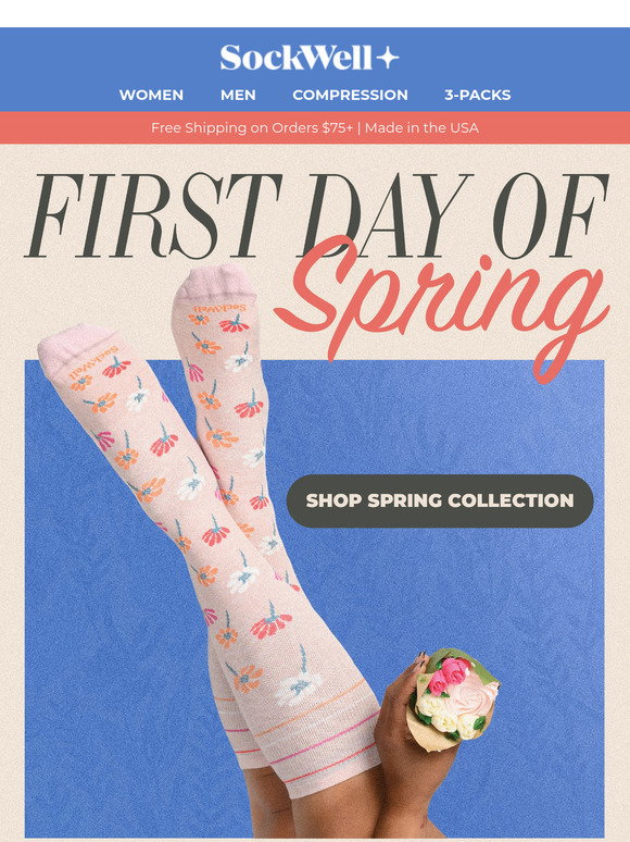 Sockwell: Spring is here with socks to match 💐 | Milled