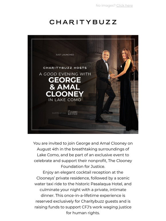 Charitybuzz: You're invited: Join George and Amal Clooney in Lake Como ...