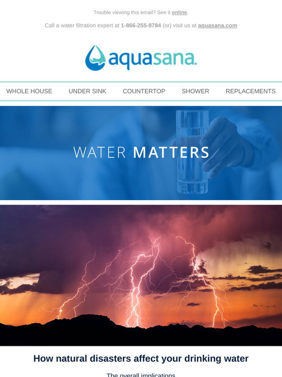 Aquasana: Water Matters: How recent natural disasters are affecting ...