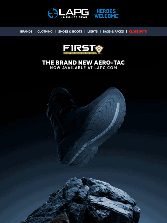 LA Police Gear: All New Aero-Tac Boots from First Tactical! | Milled