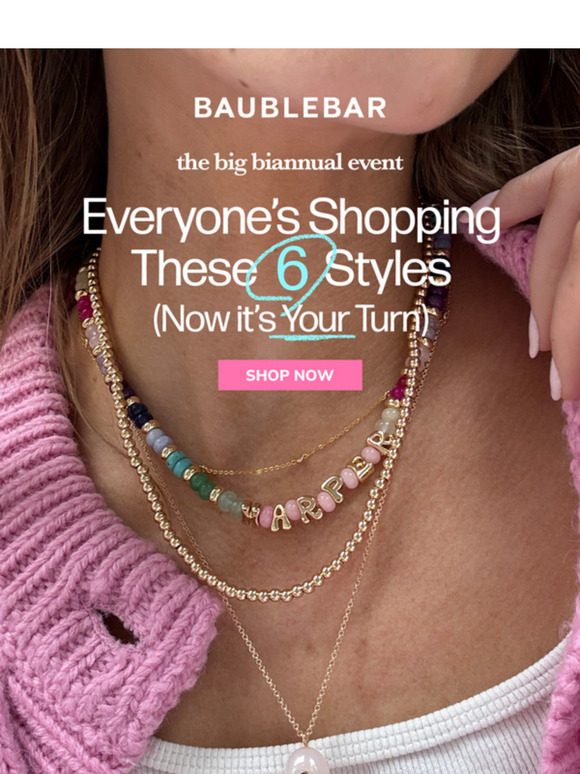 BaubleBar Email Newsletters: Shop Sales, Discounts, and Coupon Codes