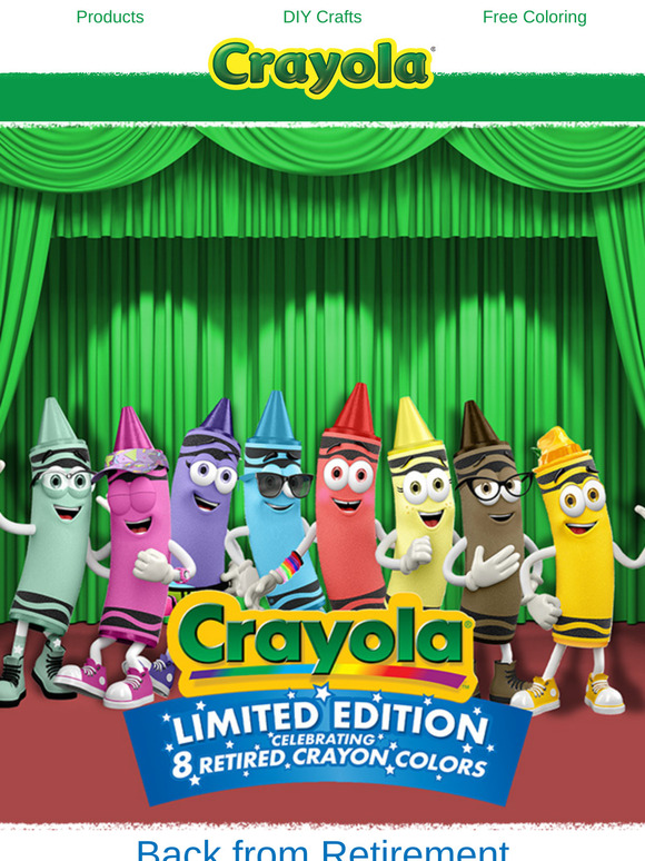 Crayola Crayola Limited Edition Colors Are Back Milled