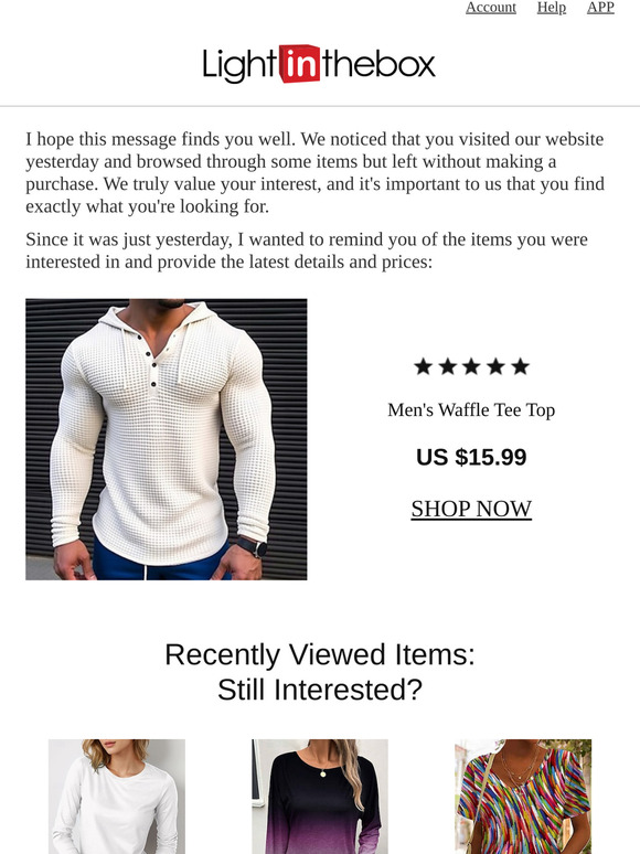 LightInTheBox: Did this Men's Casual T-shirts catch your eye? | Milled