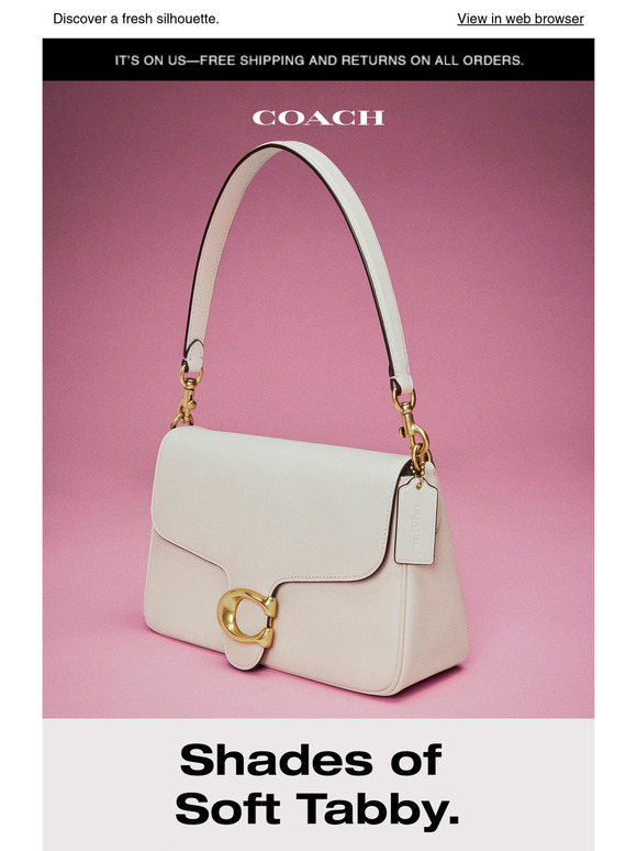 Coach: Inside: discover all the Soft Tabby colors. | Milled