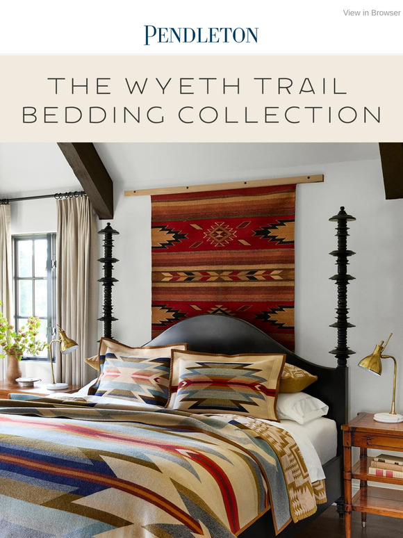 Pendleton: The Wyeth Trail Bedding Collection | Milled