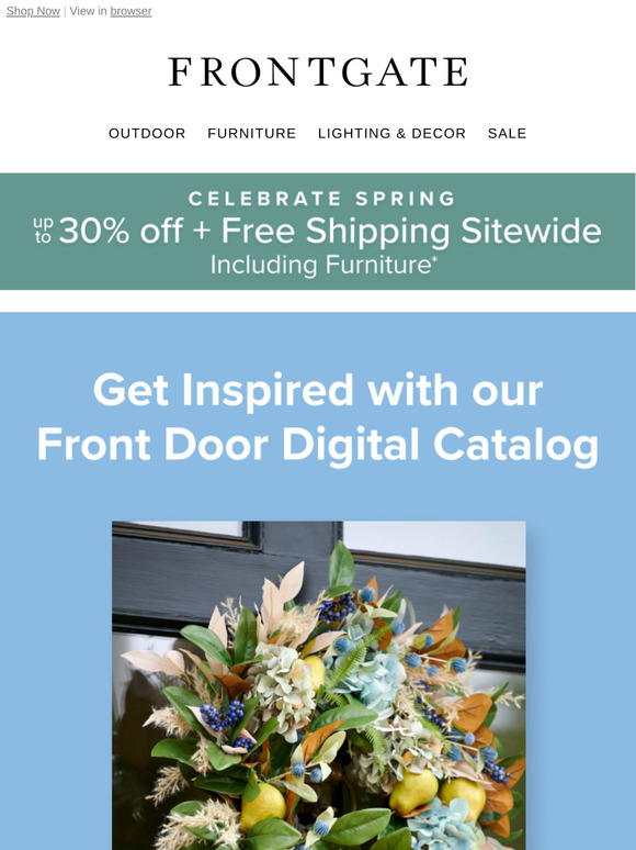 Frontgate: The new digital Front Door book is here! | Milled