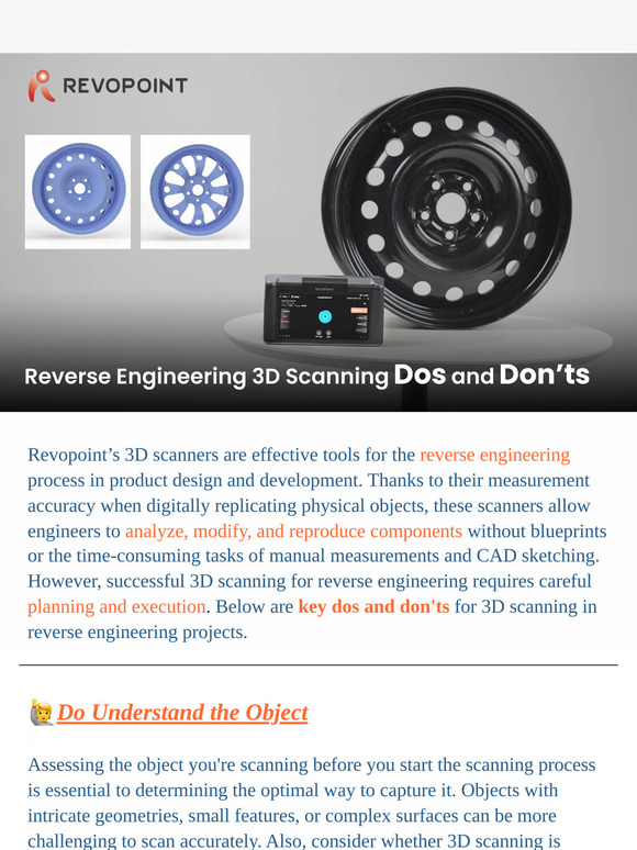Revopoint: 📈 Revopoint Tutorial | Boost Your Reverse Engineering ...