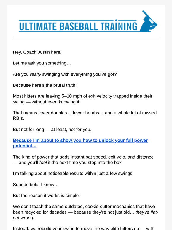 Ultimate Baseball Training: The Real Reason You’re Not Hitting Bombs (Yet) | Milled