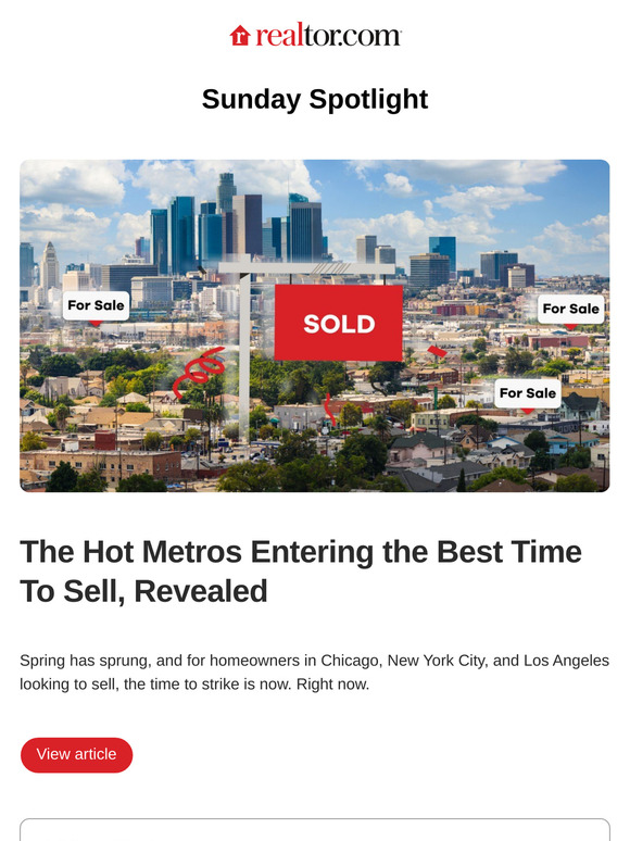 Realtor: Sunday spotlight: The Hot Metros Entering the Best Time To ...