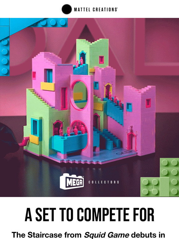 Mattel: Build the Staircase From Squid Game With Our MEGA Set | Milled