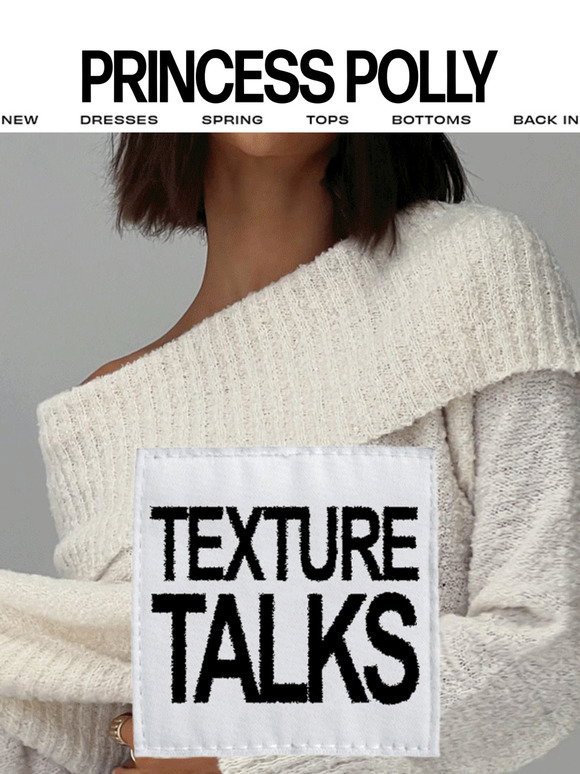 Princess Polly: TEXTURE IS TAKING OVER. | Milled