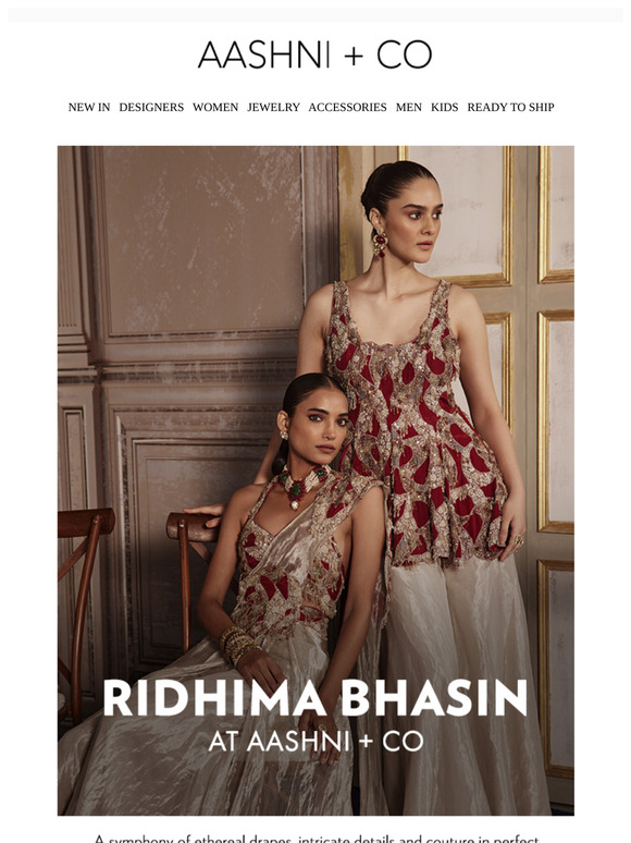 Aashni + Co: Ridhima Bhasin’s Spring Couture 2025 unveiled! | Milled