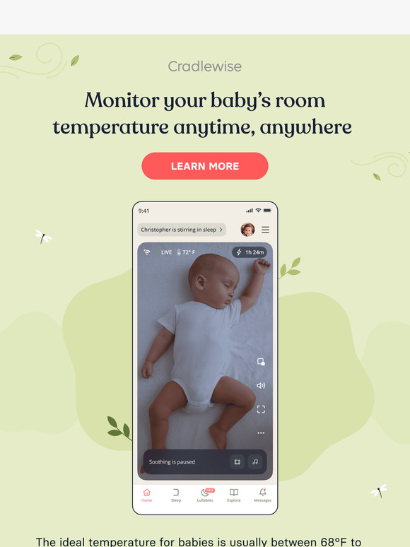 Cradlewise: Check your baby’s room temperature instantly | Milled