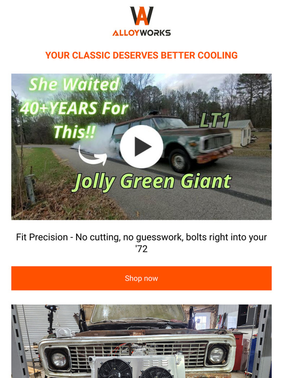 AlloyWorks: 🔥 Keep Your Classic Cool: 1972 Suburban Radiator Install Revealed! | Milled
