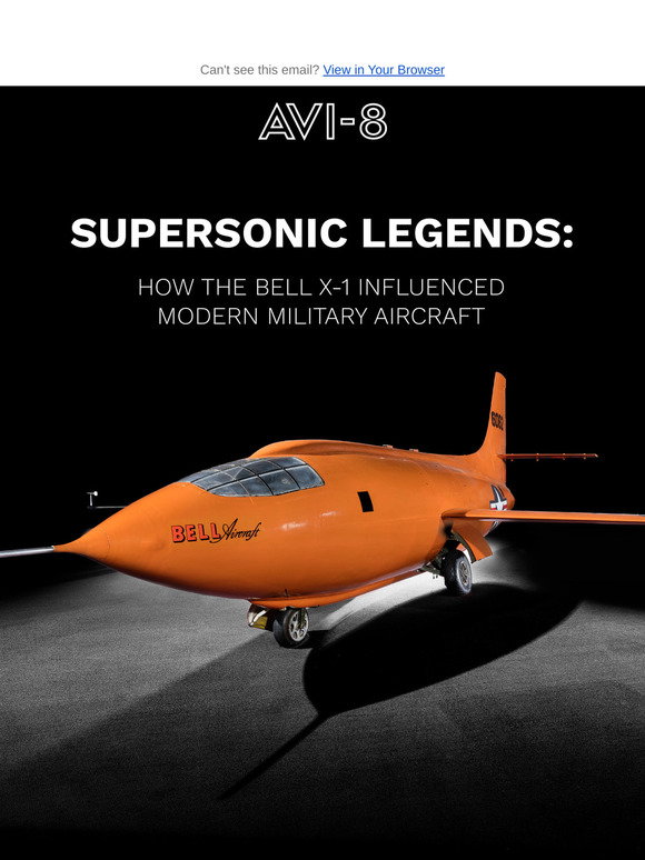 AVI-8: 🔔 Bell X-1 – Supersonic Legend | Milled
