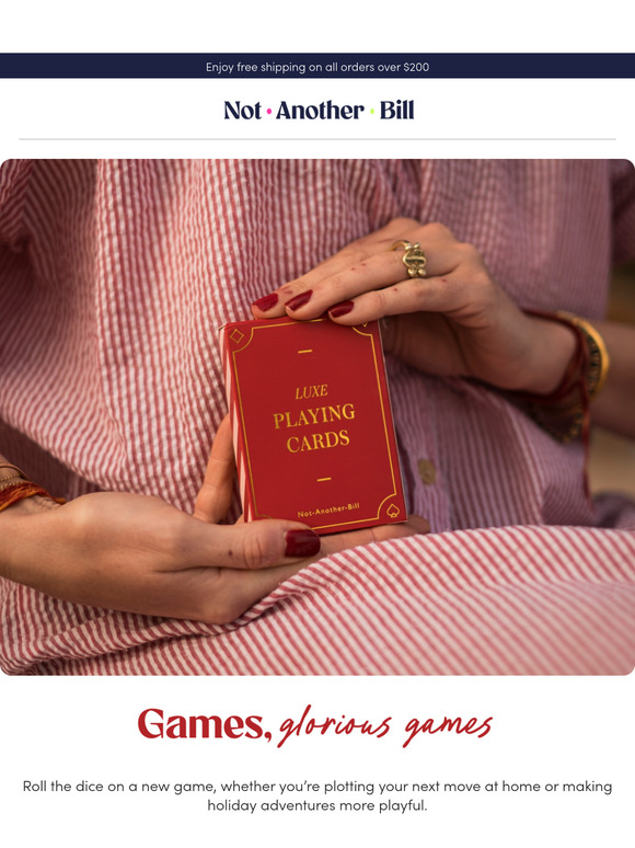 Not Another Bill: Games, glorious games 🎲 | Milled