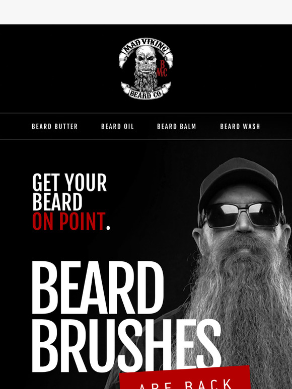 Mad Viking Beard Co: Smart Flex Beard Brushes Back In Stock! | Milled