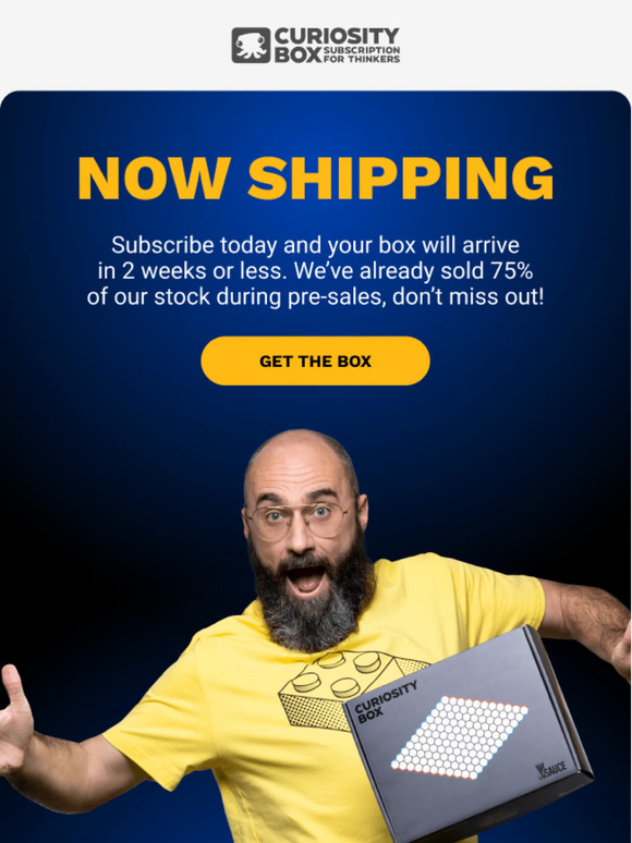 Curiosity Box: Now Shipping: Get Your First Box in 2 Weeks! | Milled