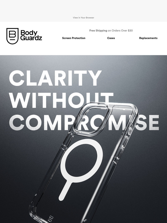 BodyGuardz: Clarity Meets Innovation: Next-Gen Clear Cases | Milled