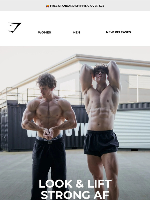 Gymshark: Look & lift strong af 😮‍💨 | Milled