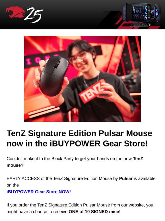 iBUYPOWER: 🕹️TenZ Signature Edition Pulsar Mouse and VCT Americas Stage ...